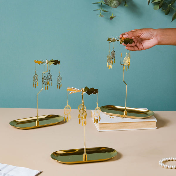 Home Décor - Metal Carousel Décor Stand For Home Décor |Nestasia