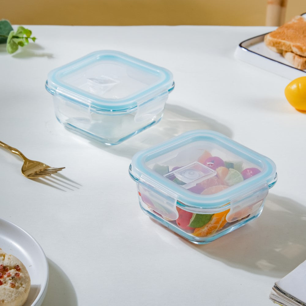 Lunch Boxes - Buy Glass Lunch Box Set Online in India |Nestasia