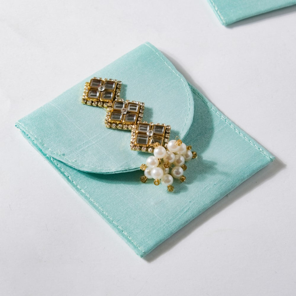 Green Festive Envelope Set Of 2