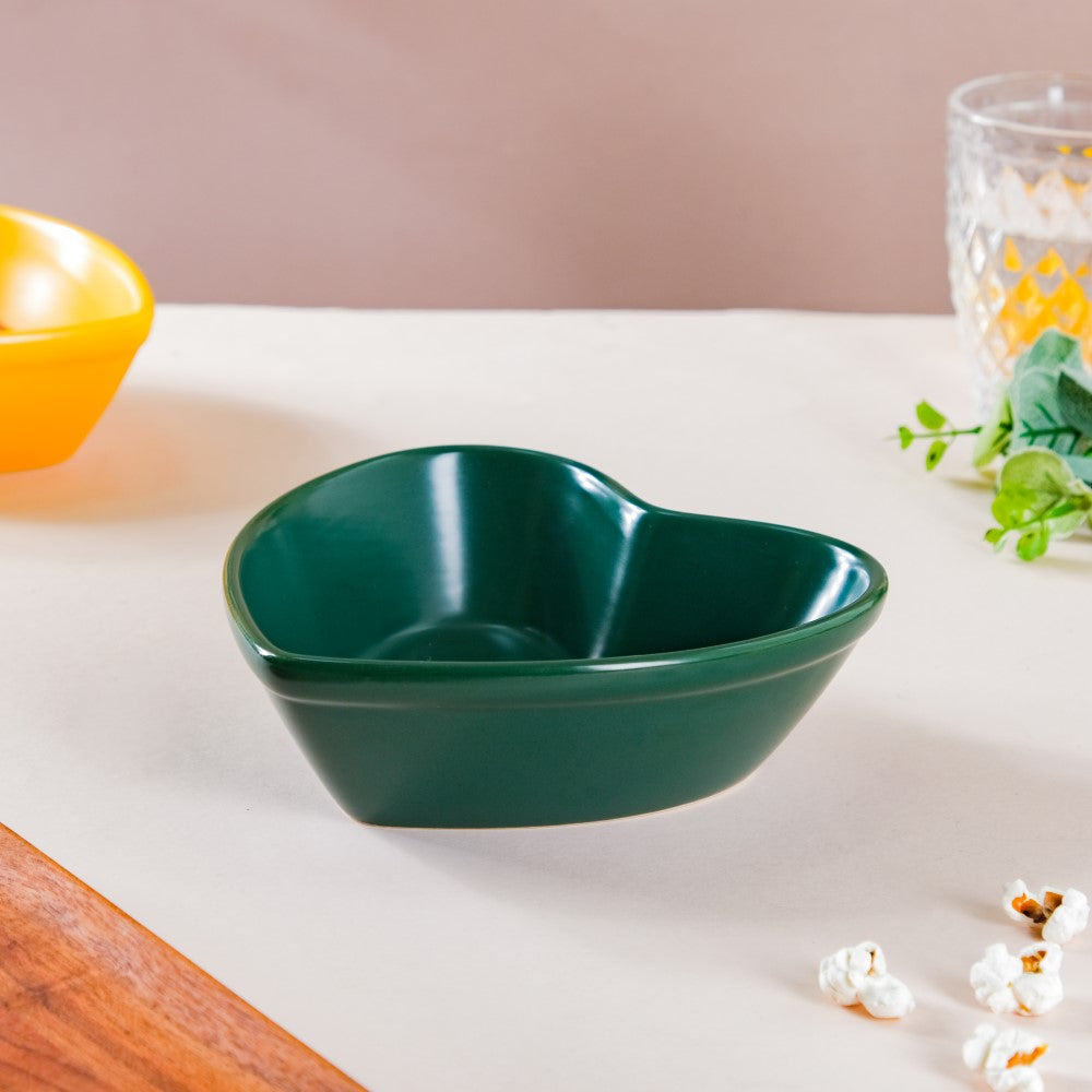 Hearty Ceramic Bakeware Small Green 6 Inch