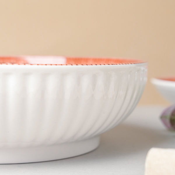 Floret Ceramic Serving Bowl 9 Inch 1 L