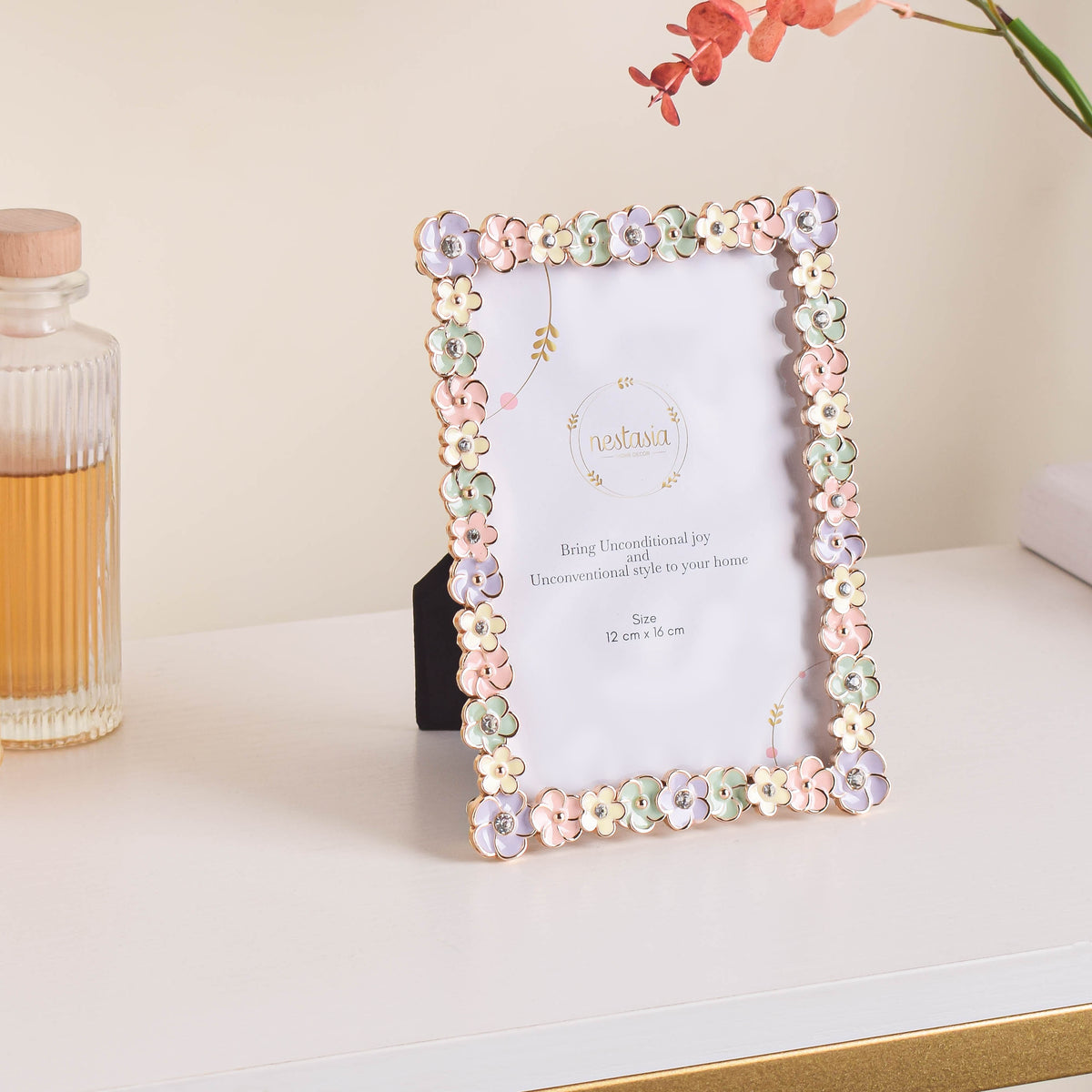Flower Festoon Photo Frame Small