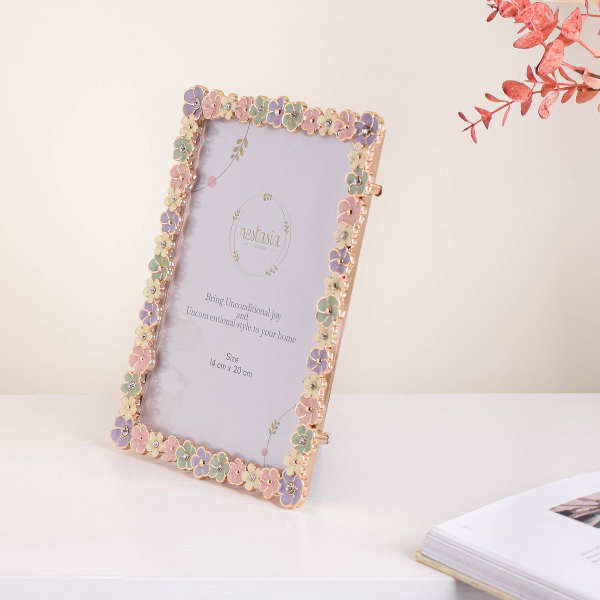 Flower Festoon Photo Frame Medium