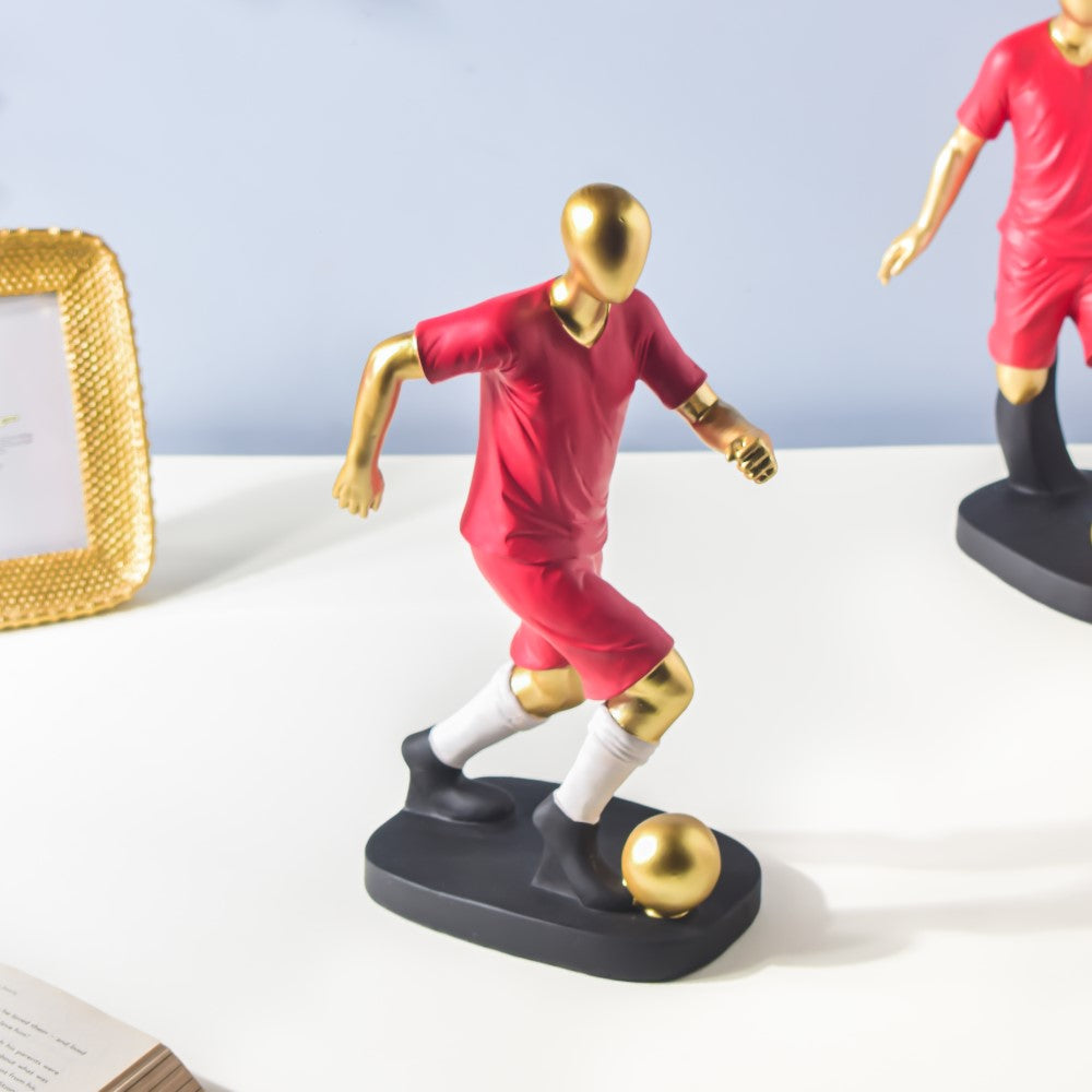 Red Jersey Footballer Decor Object 11.5 Inch Online - Premium Decor ...