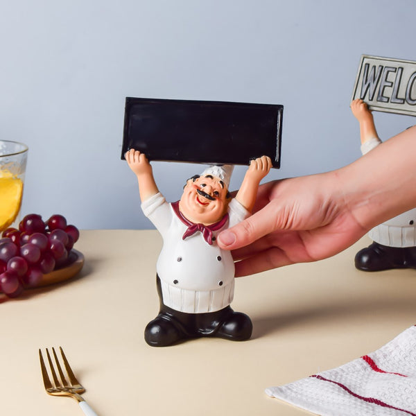 Home Décor - Chef Decor With Board For Kitchen Décor |Nestasia