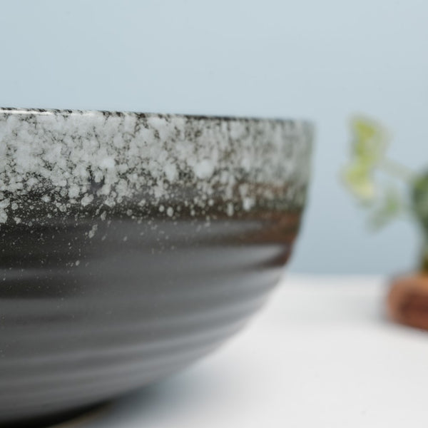 Galaxy Stone Pottery Serving Bowl 9 Inch 1700 ml