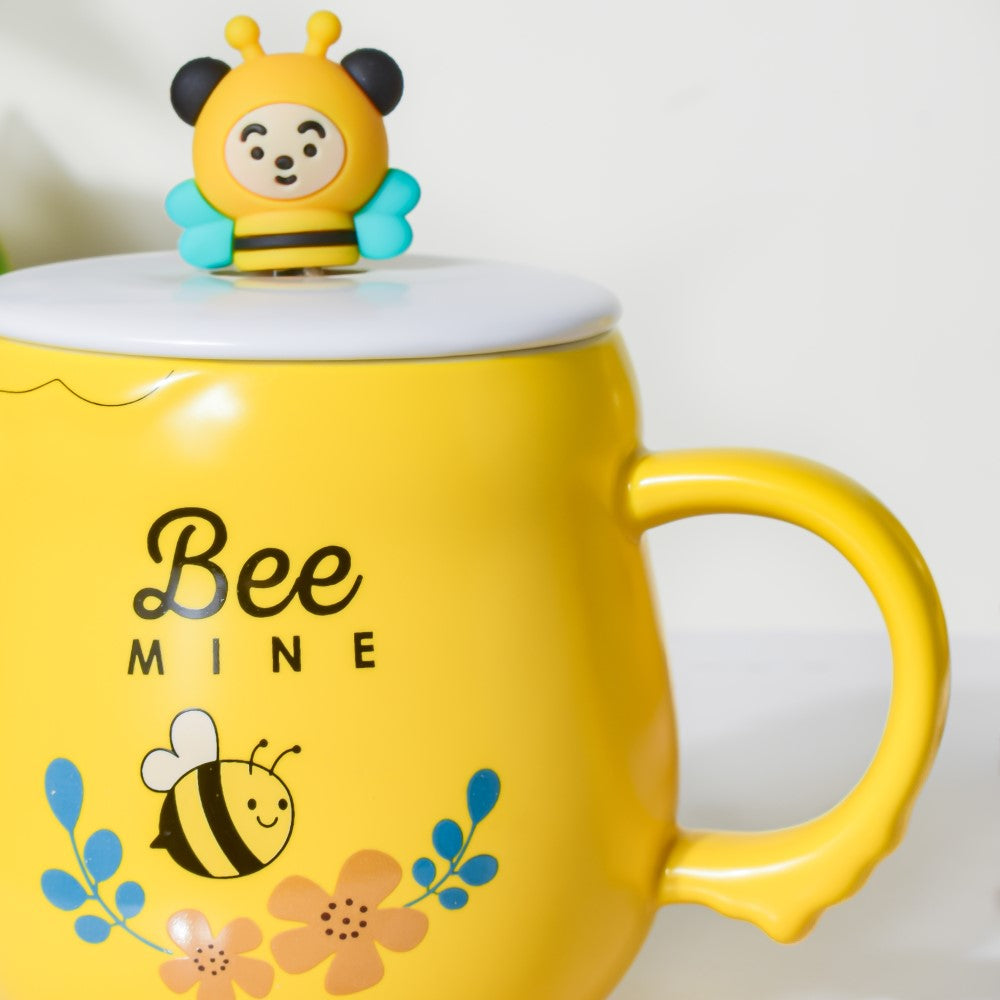 Bee Mine Coffee Mug Yellow 350 ml Online - Premium Coffee Mug | Nestasia