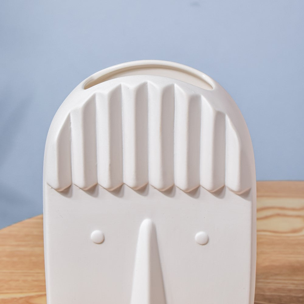Nordic Ceramic Face Vase Medium