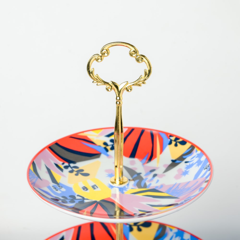 Sylvia Ceramic 3 Tier Cupcake Stand