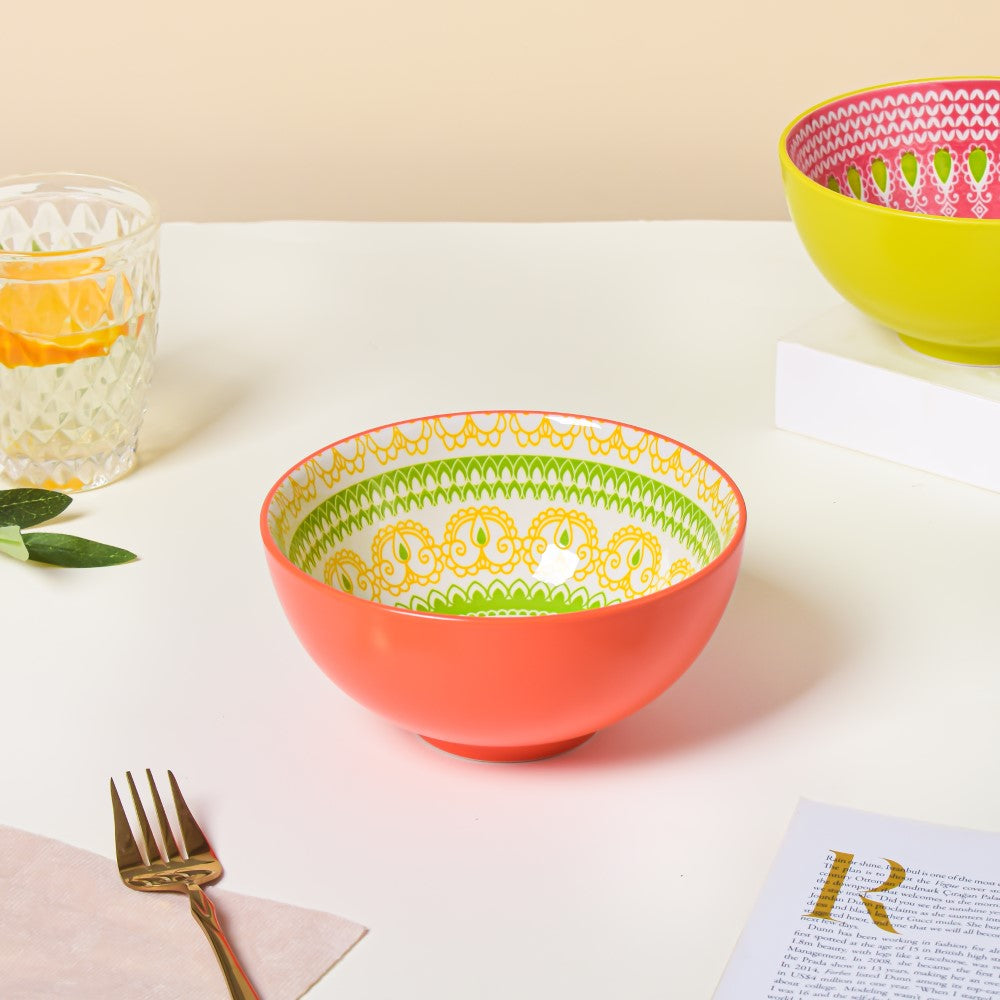 Pop Mandala Snack Bowl Orange 400ml Set Of 2 Online - Premium Snack ...