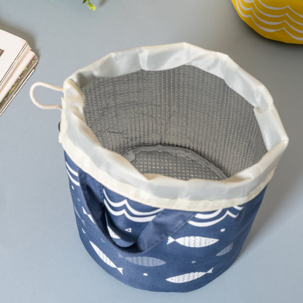 Fish Print Lunch Bag