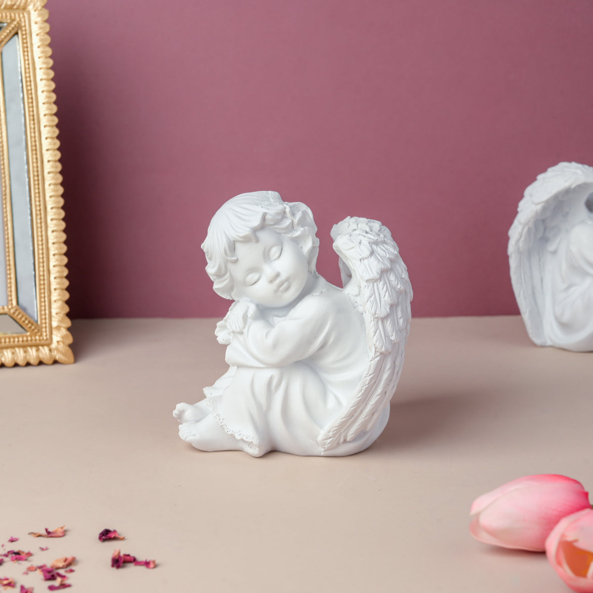 Buy Angel Statue For Dining Table Decoration Online | Nestasia