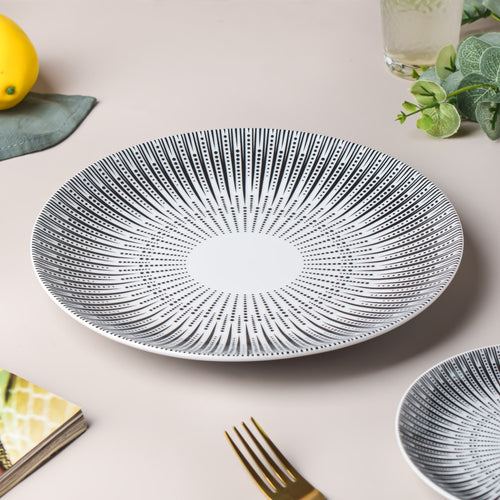 Trellis Gloss Ceramic Dinner Plate White 10 Inch Online - Premium ...