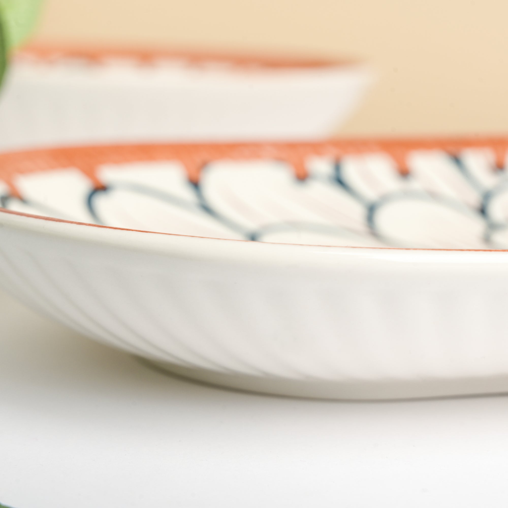 Abloom Ceramic Long Plate 11.5 Inch Online - Premium Platter | Nestasia