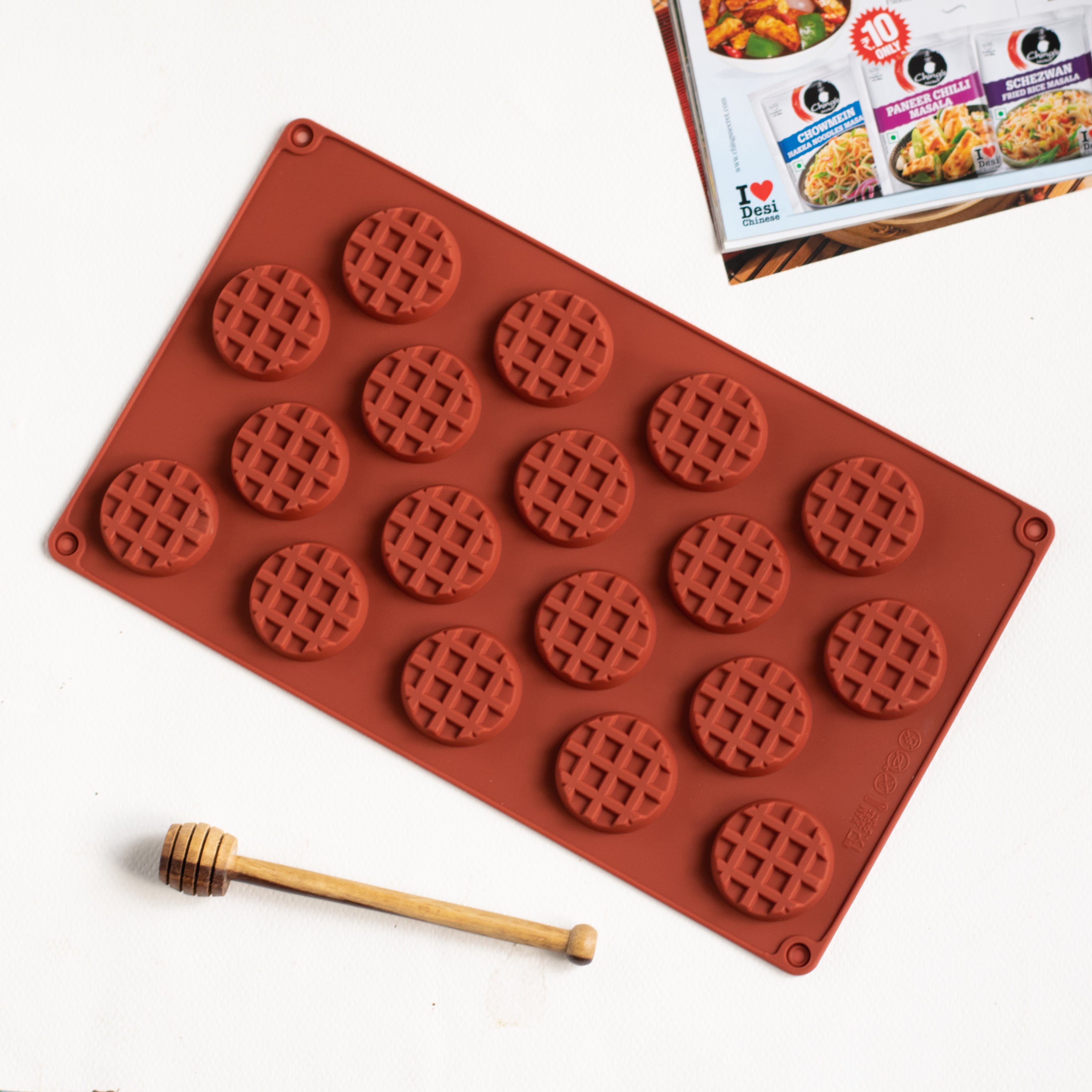 Waffle Bar Chocolate Mould Online - Premium Mould | Nestasia