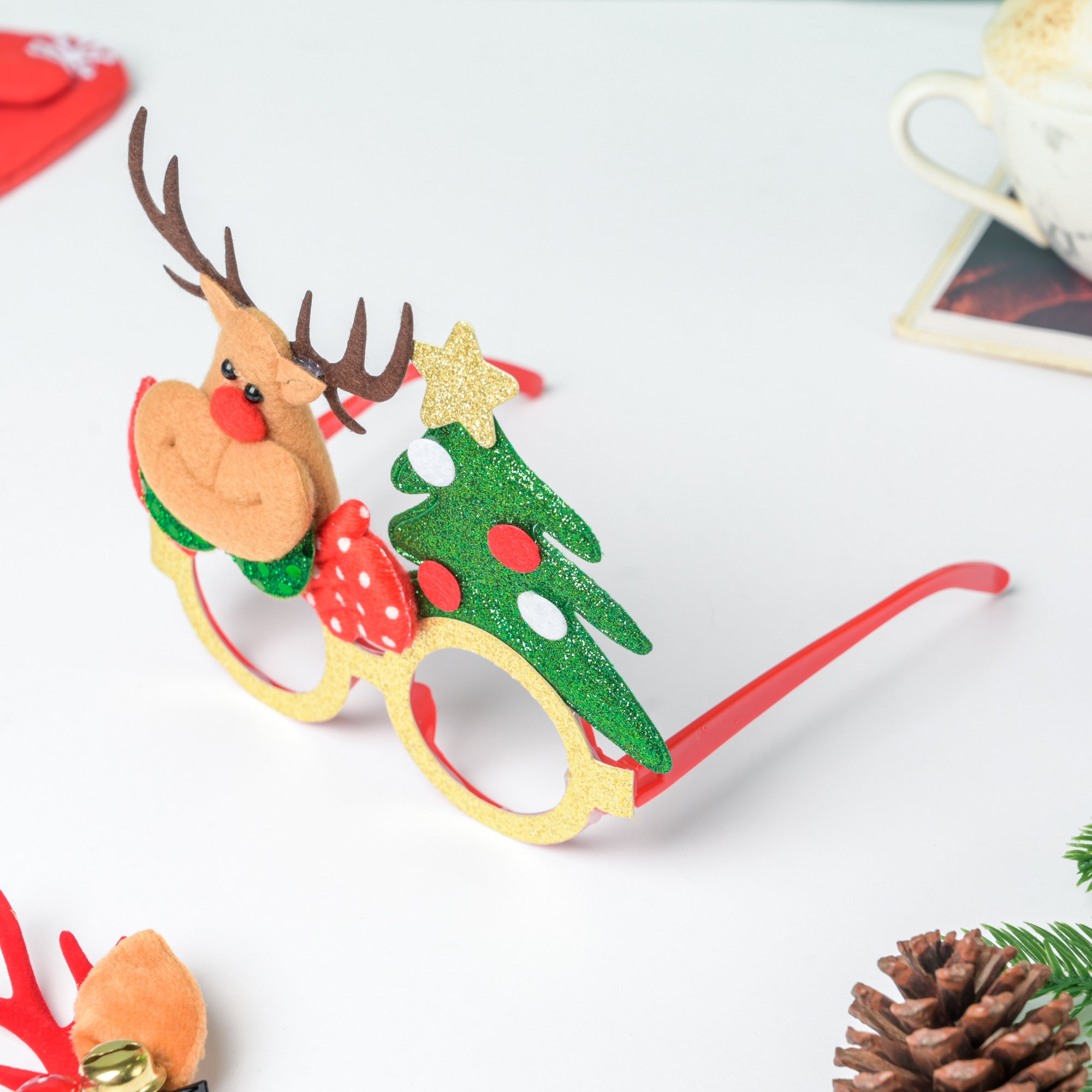 Christmas Tree And Moose Party Eye Frame Online - Premium Eyewear ...
