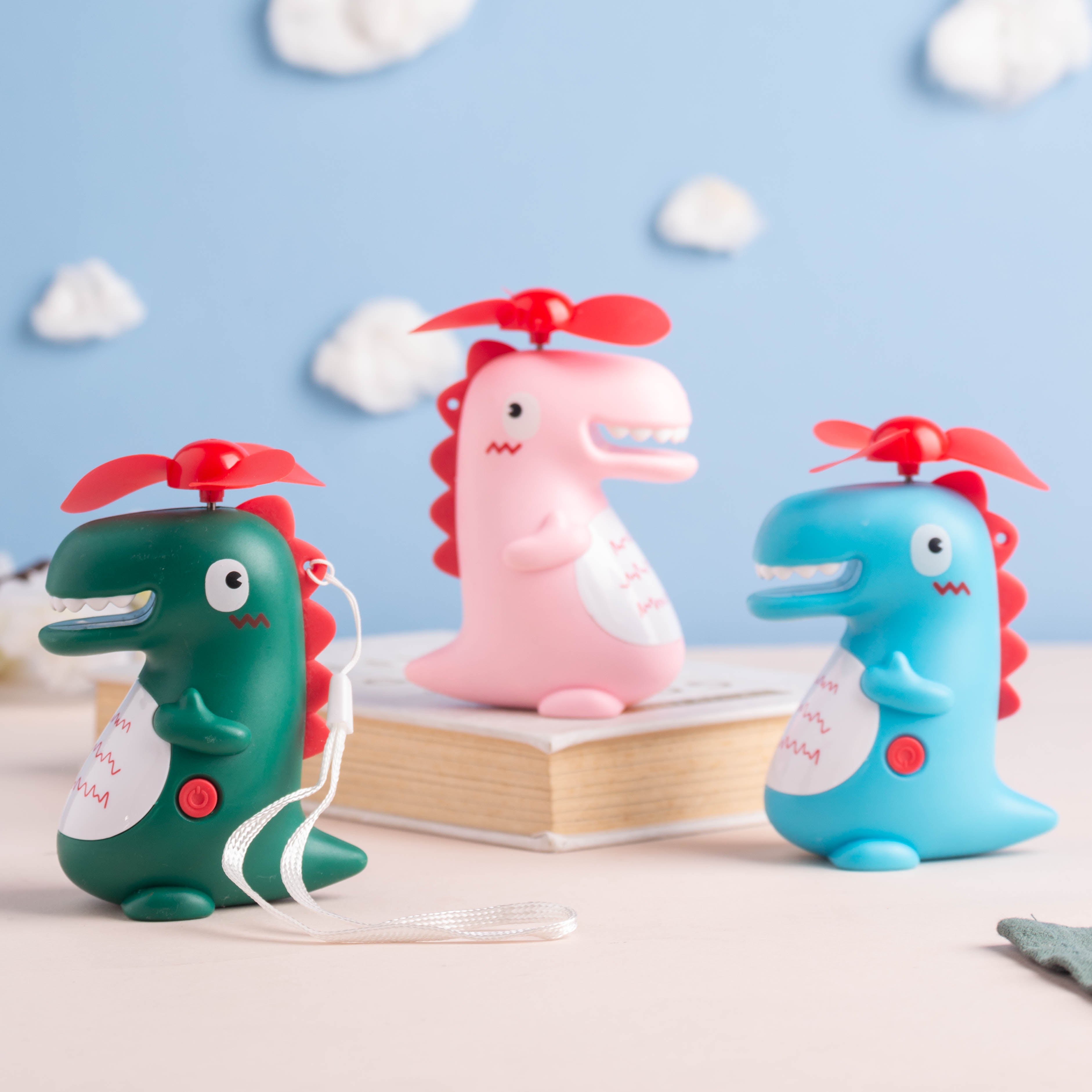 Dino Cartoon Fan Online - Premium Rechargeable Fan | Nestasia
