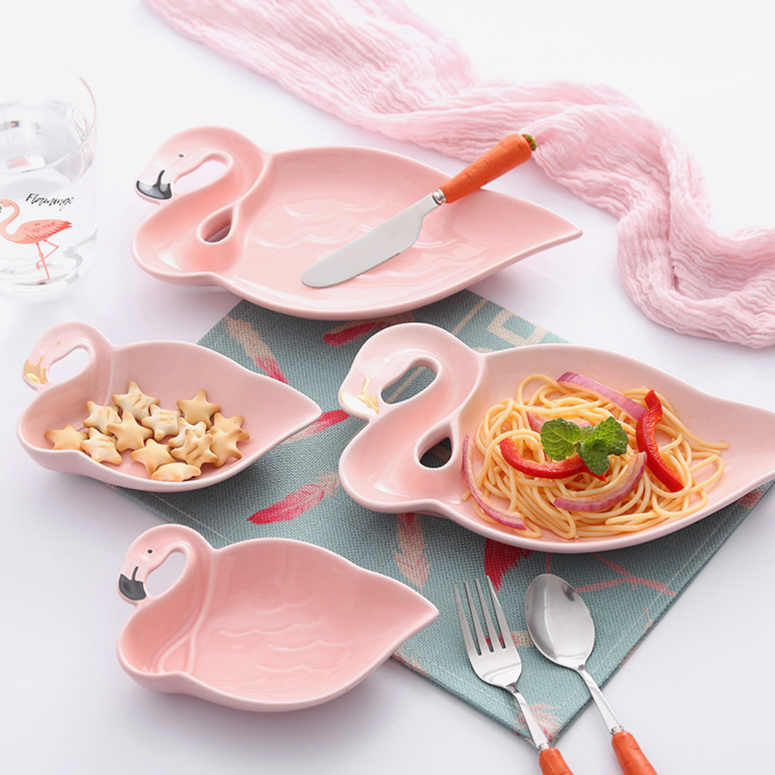 Flamingo Dish Online - Premium Decorative Plate | Nestasia