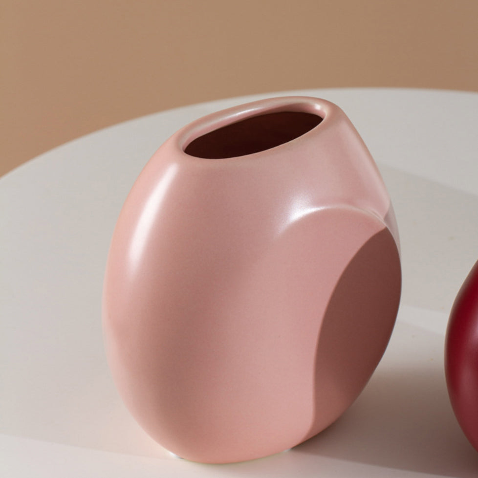 Flat Vase For Flowers Online - Premium Vase | Nestasia