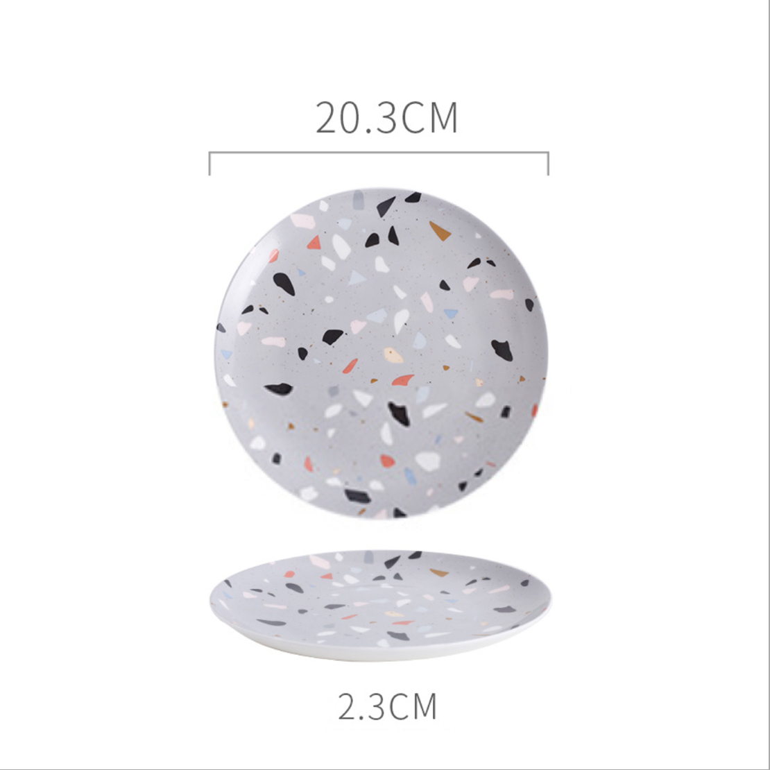 Grey Terrazzo Starter Plate
