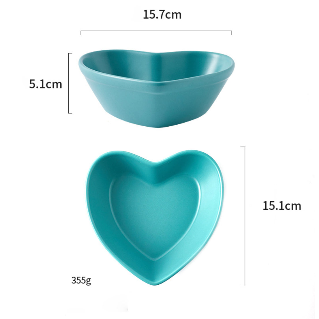 Hearty Ceramic Bakeware Small Light Blue 6 Inch
