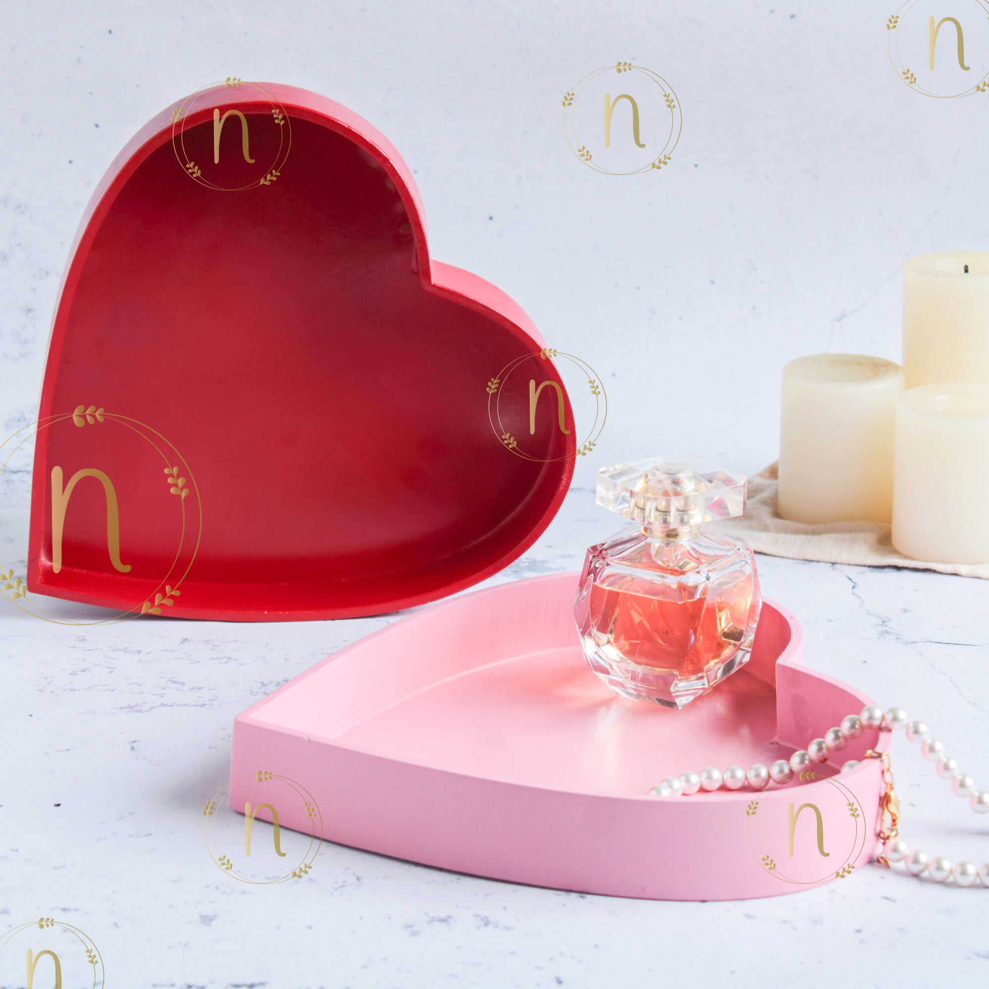 Heart Shaped Tray Online - Premium Tray | Nestasia
