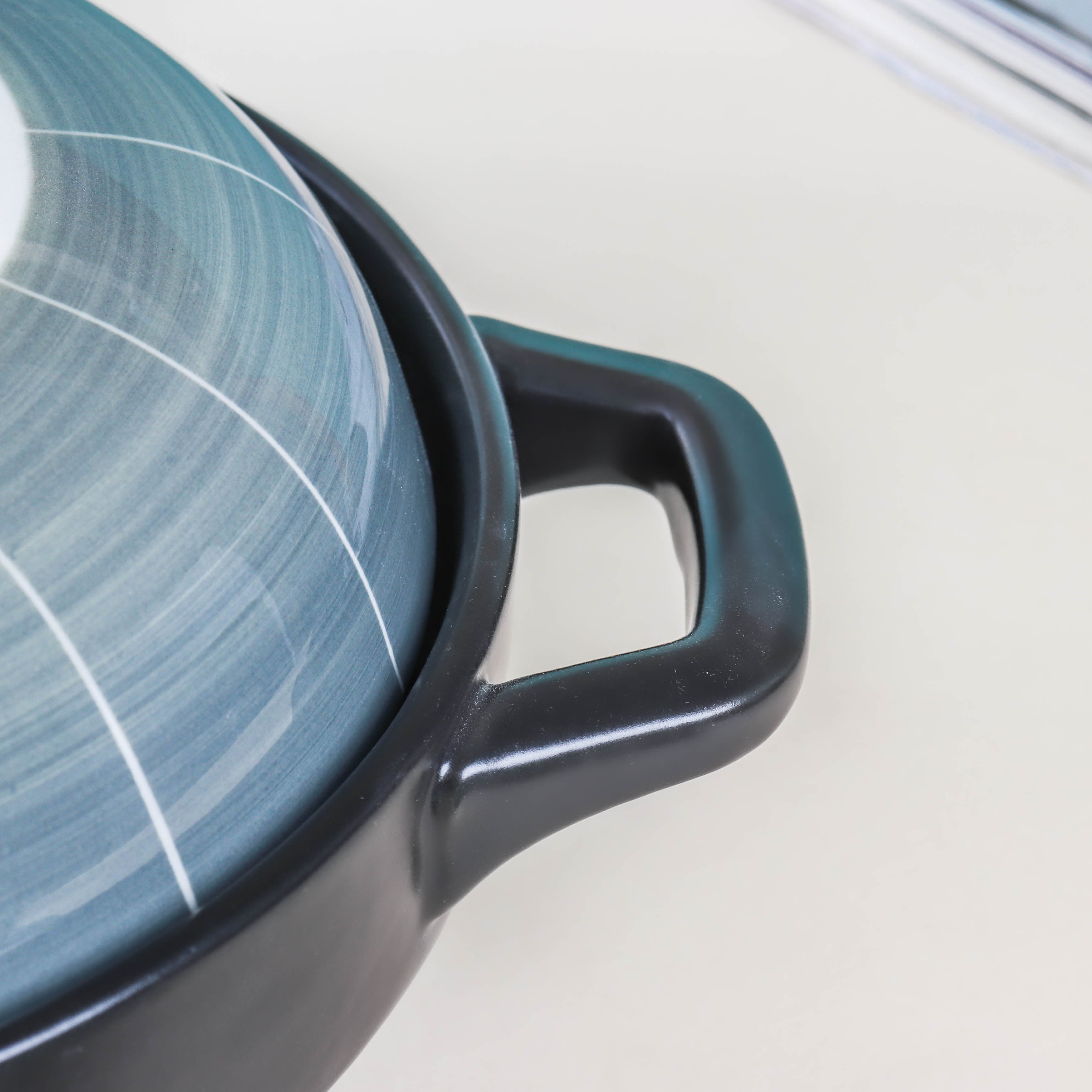 Willow Shallow Cooking Pot Grey