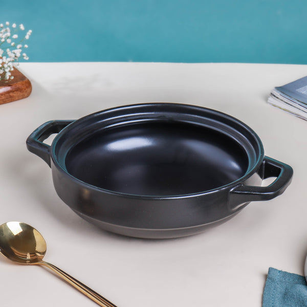 Willow Shallow Cooking Pot Ecru