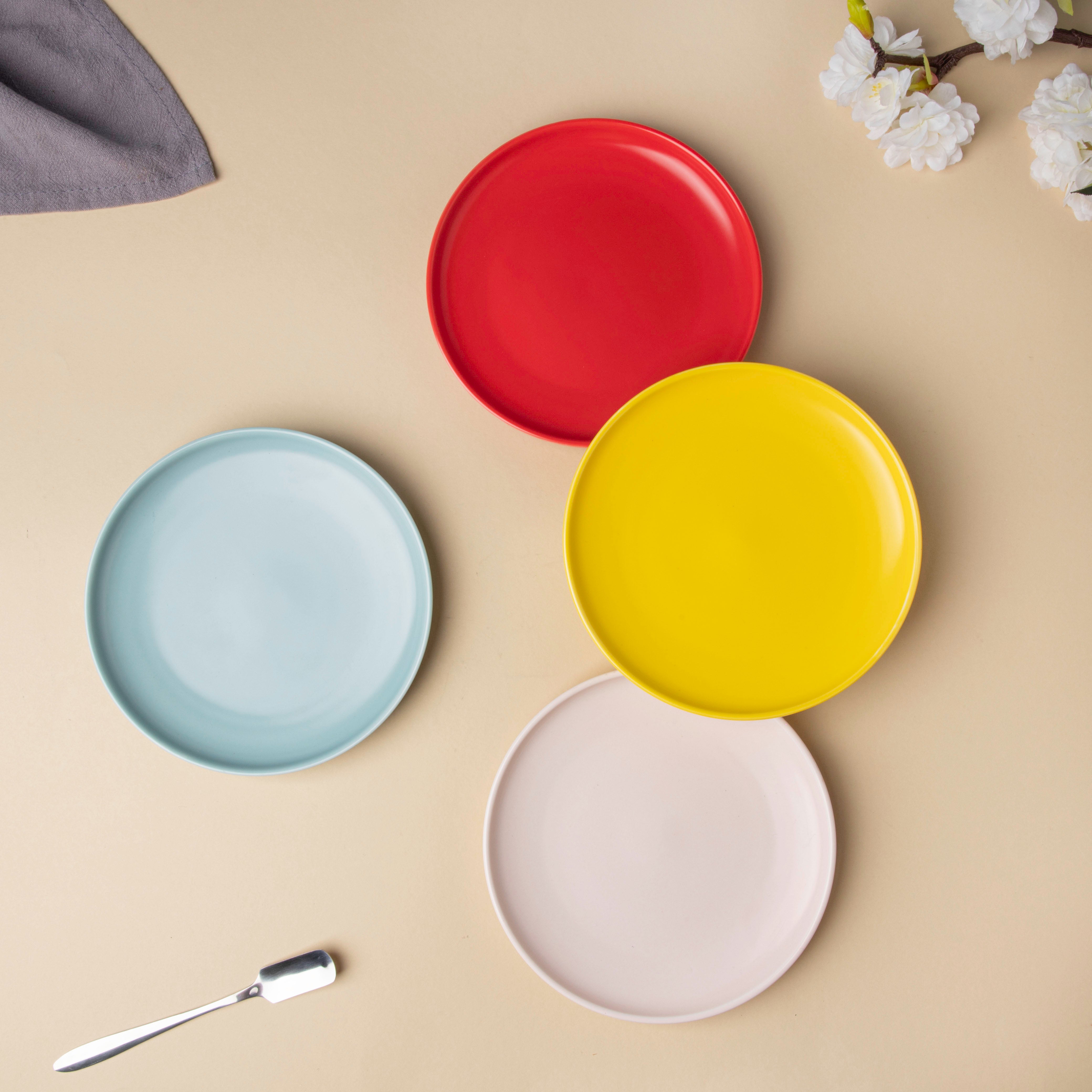 Solid Colored Side Plate Online - Premium Snack Plate | Nestasia