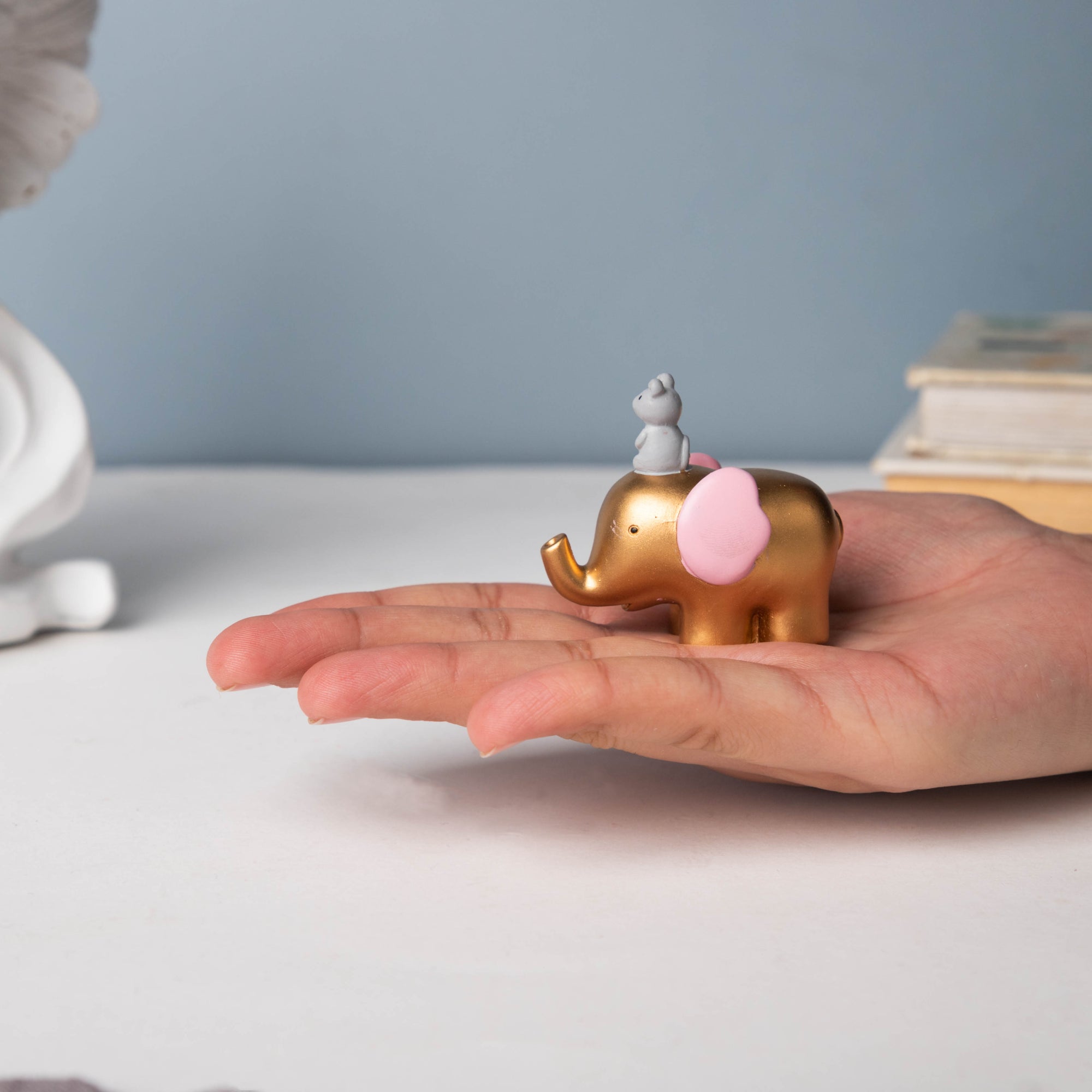 Pink Ear Elephant Decor Online - Premium Decor Object | Nestasia