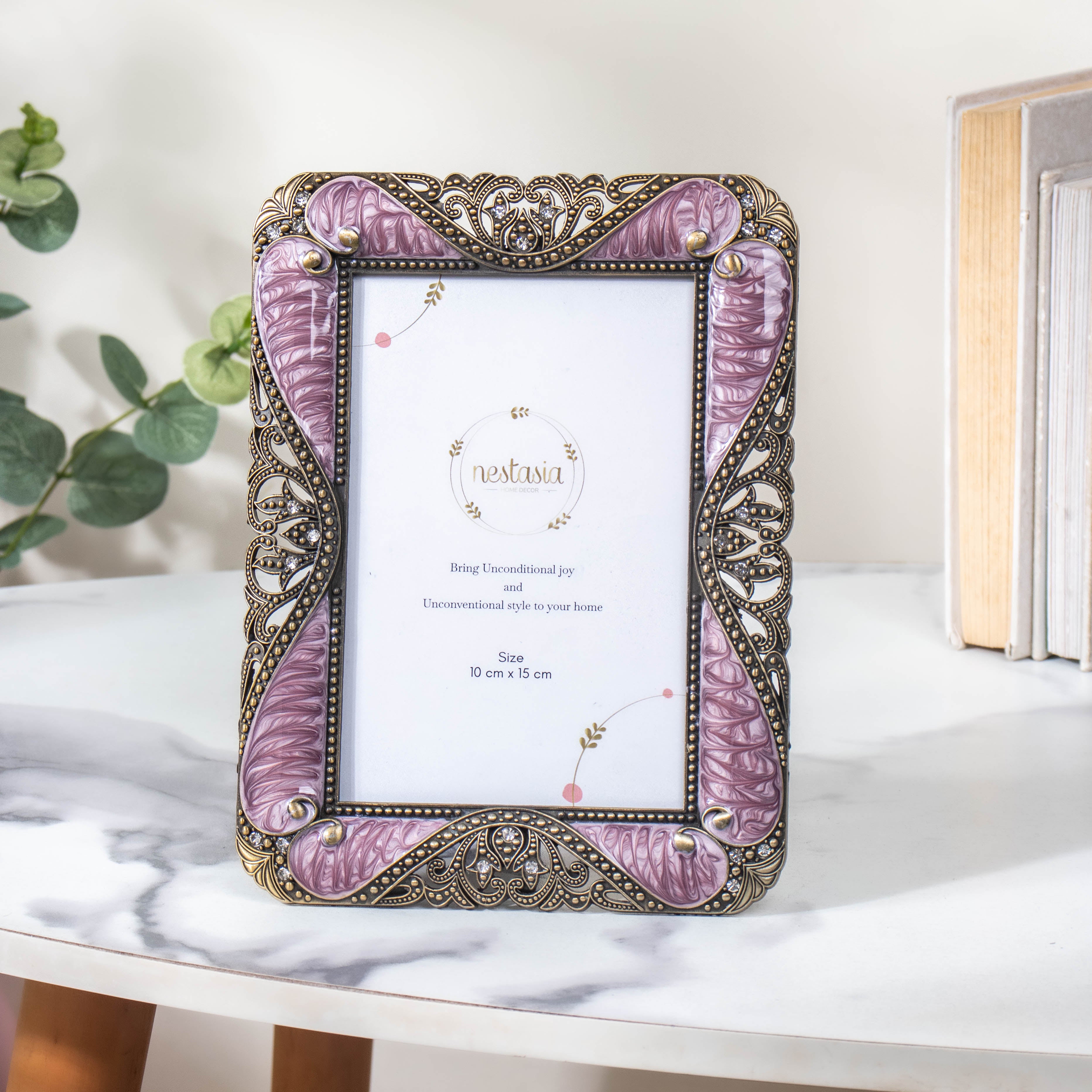 Purple Decorative Photo Frame Online - Premium Photo Frame | Nestasia