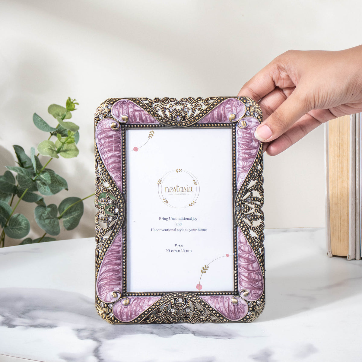 Purple Decorative Photo Frame