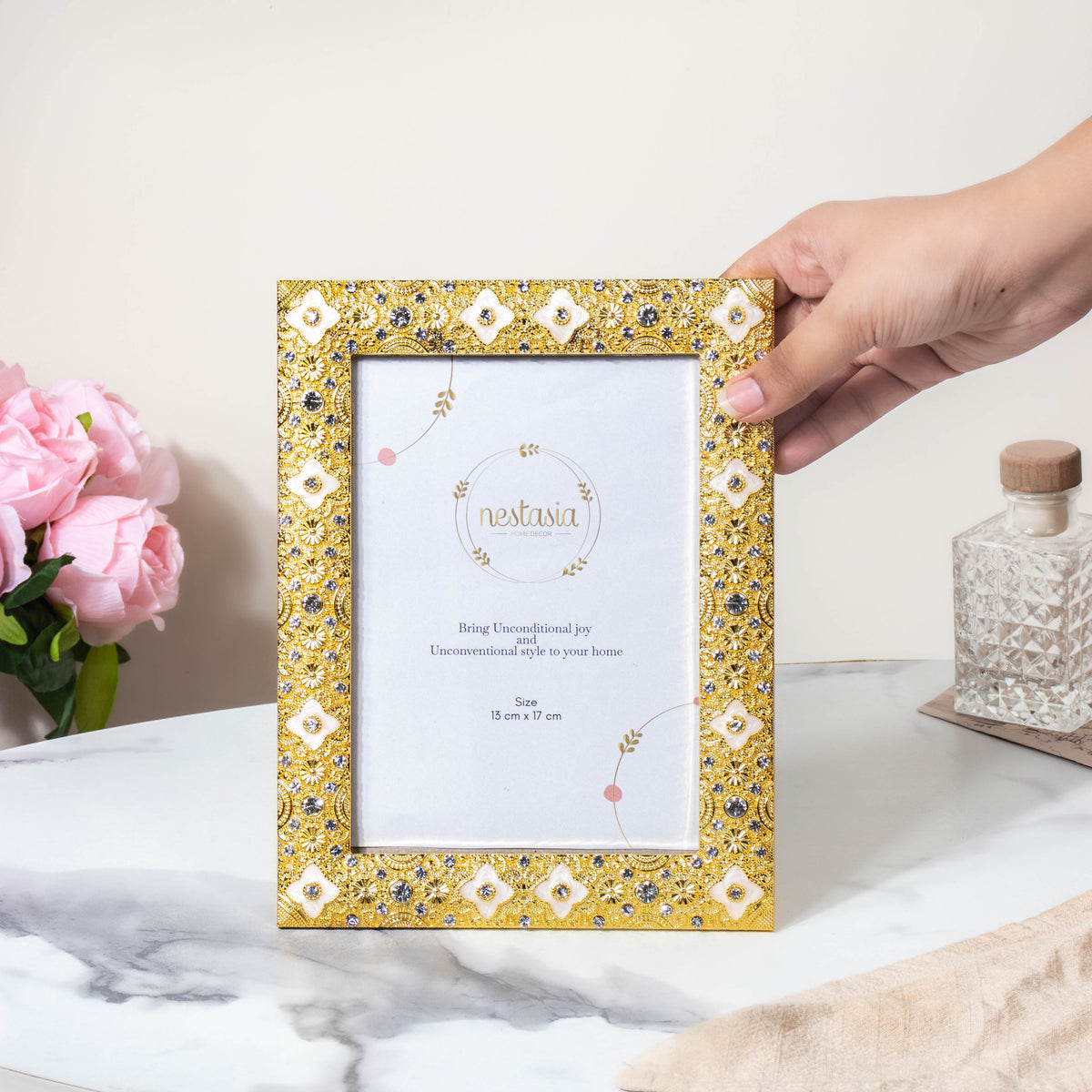 Golden Vintage Photo Frame