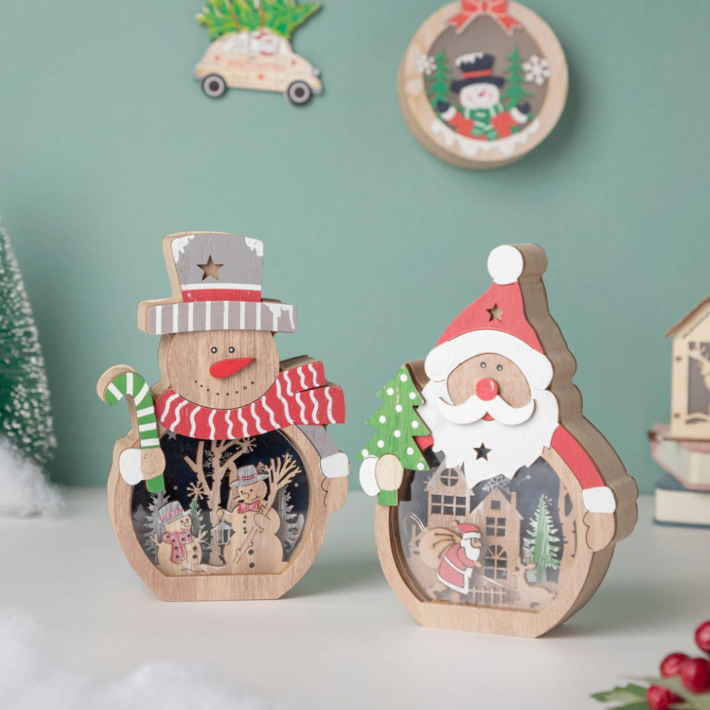 Snowman Belly LED Light Showpiece 6 Inch Online - Premium Decor Object ...