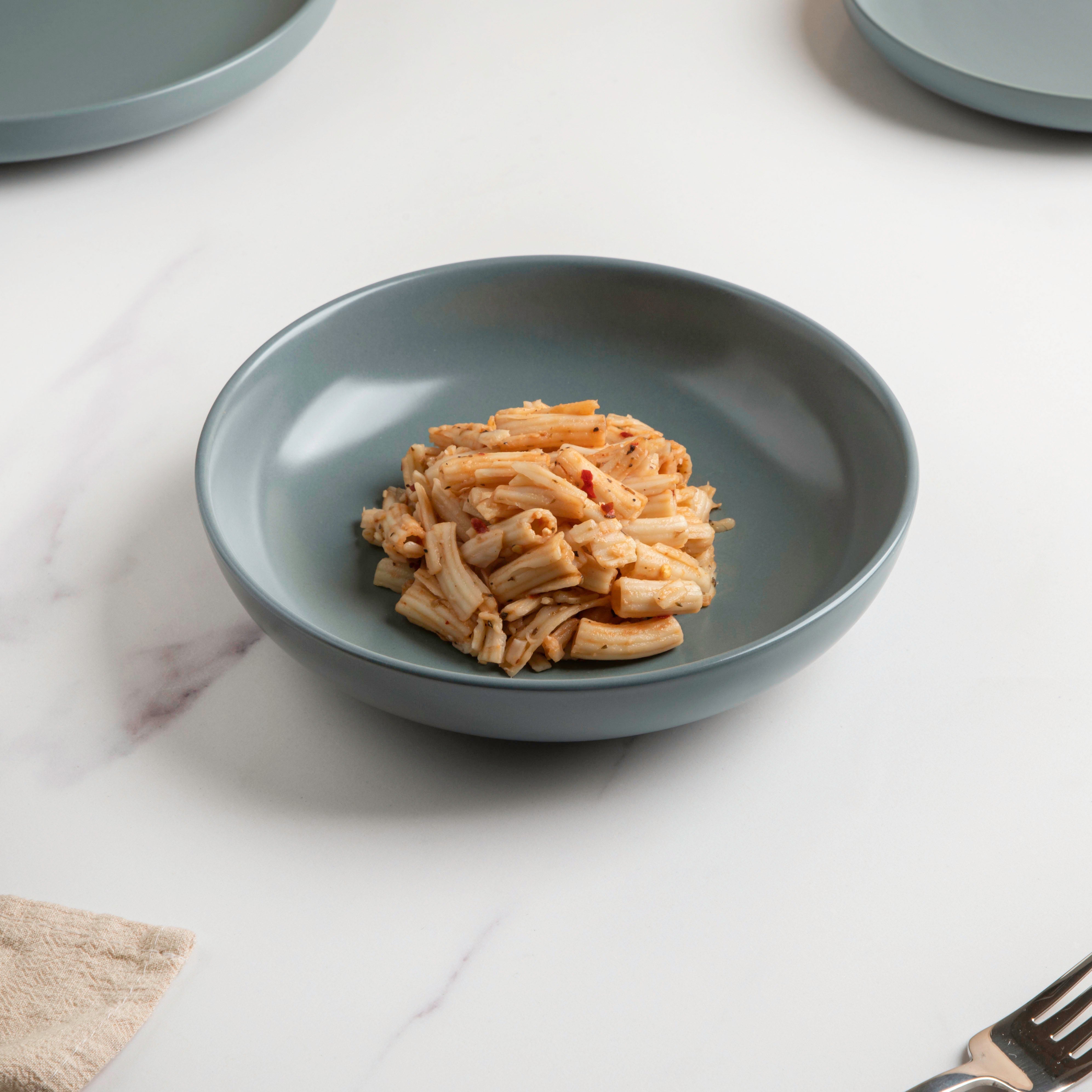 Riona Ceramic Deep Dish Green Grey 8 Inch Online - Premium Snack Plate ...