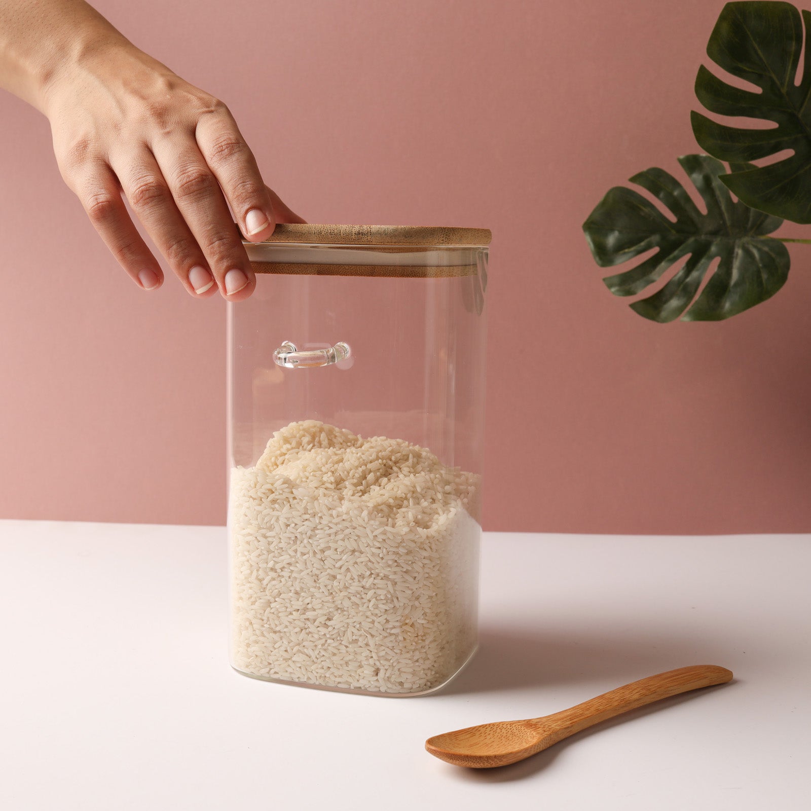 Glass Jar With Seal - Large Online - Premium Airtight Jar | Nestasia