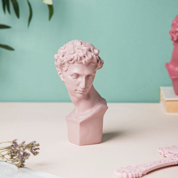 Home Décor - Ancient Greek Sculpture In Light Pink For Living Room ...