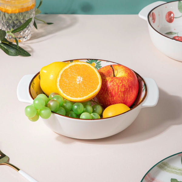 Daisy Baking Bowl With Handles 7.5 Inch 500 ml
