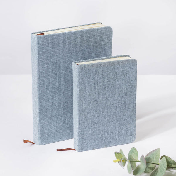 Grey Hardbound Pocket Notebook 128 Pages