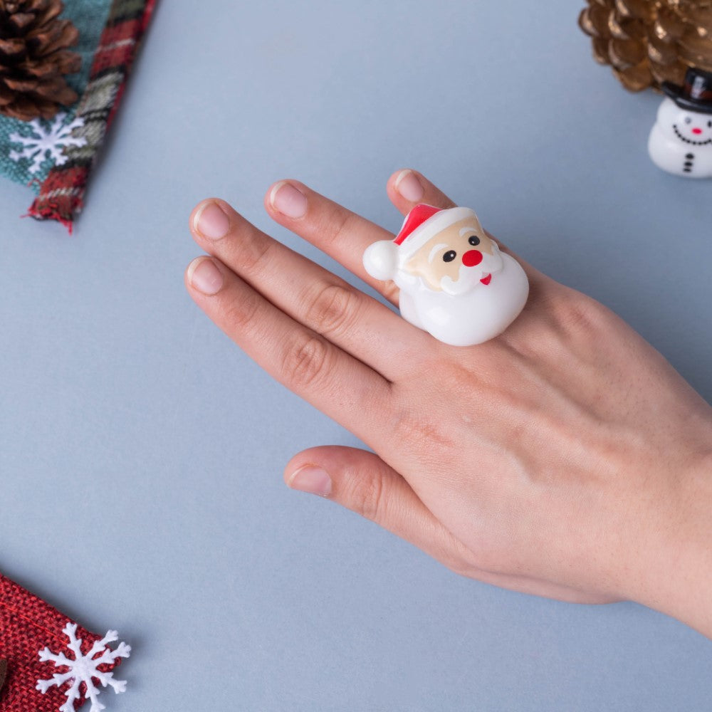 Glow Santa Claus LED Ring Online - Premium Ring | Nestasia