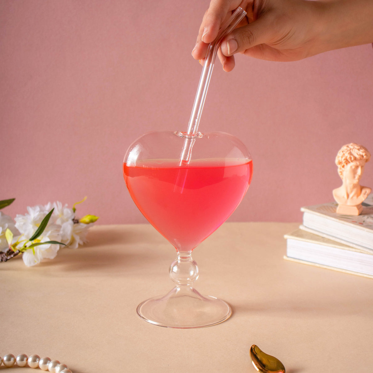 Heart Shaped Cocktail Glass
