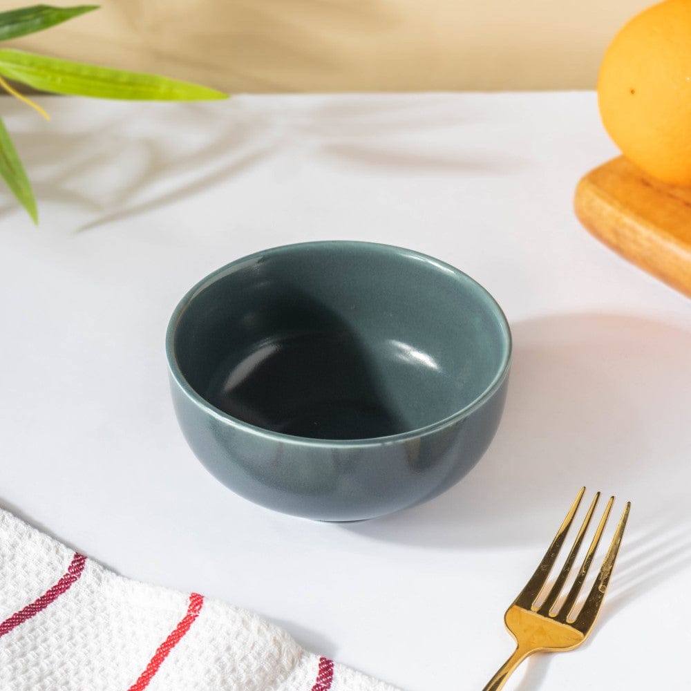 Miso Smooth Ceramic Snack Bowl Grey 200 ml