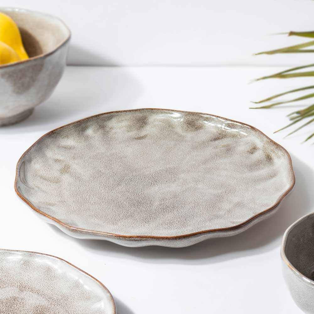 Dinner Plate - Buy Eclectic Stoneware Dinner Plate Online | Nestasia
