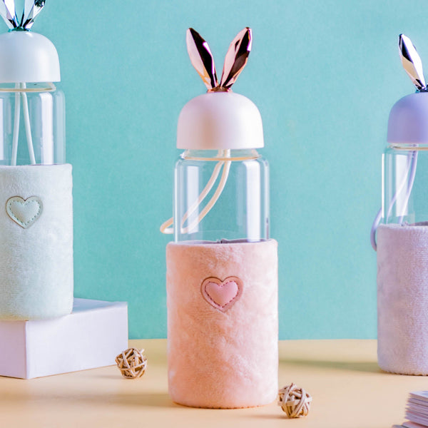 Bunny Ear Glass Bottle