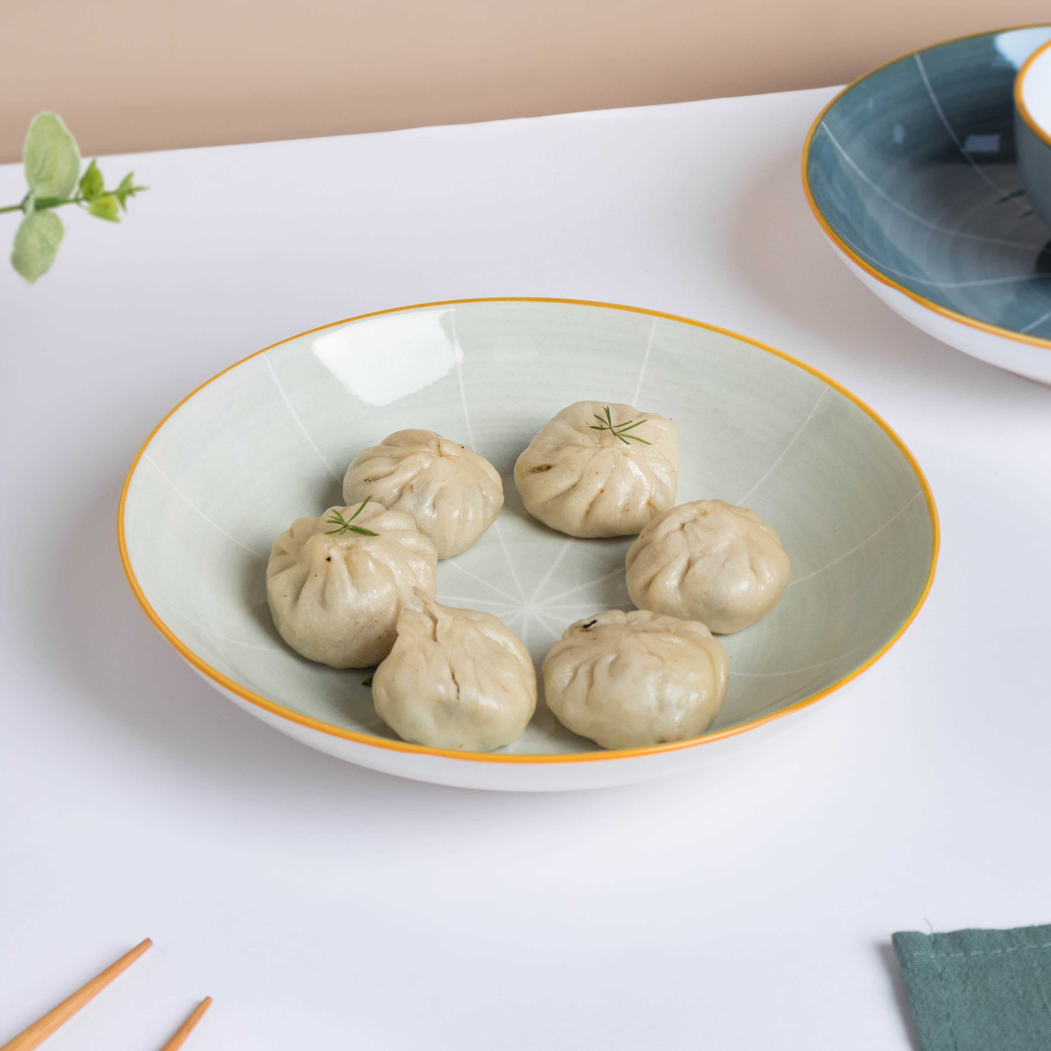 Willow Light Grey Snack Plate 8 inch Online - Premium Snack Plate ...