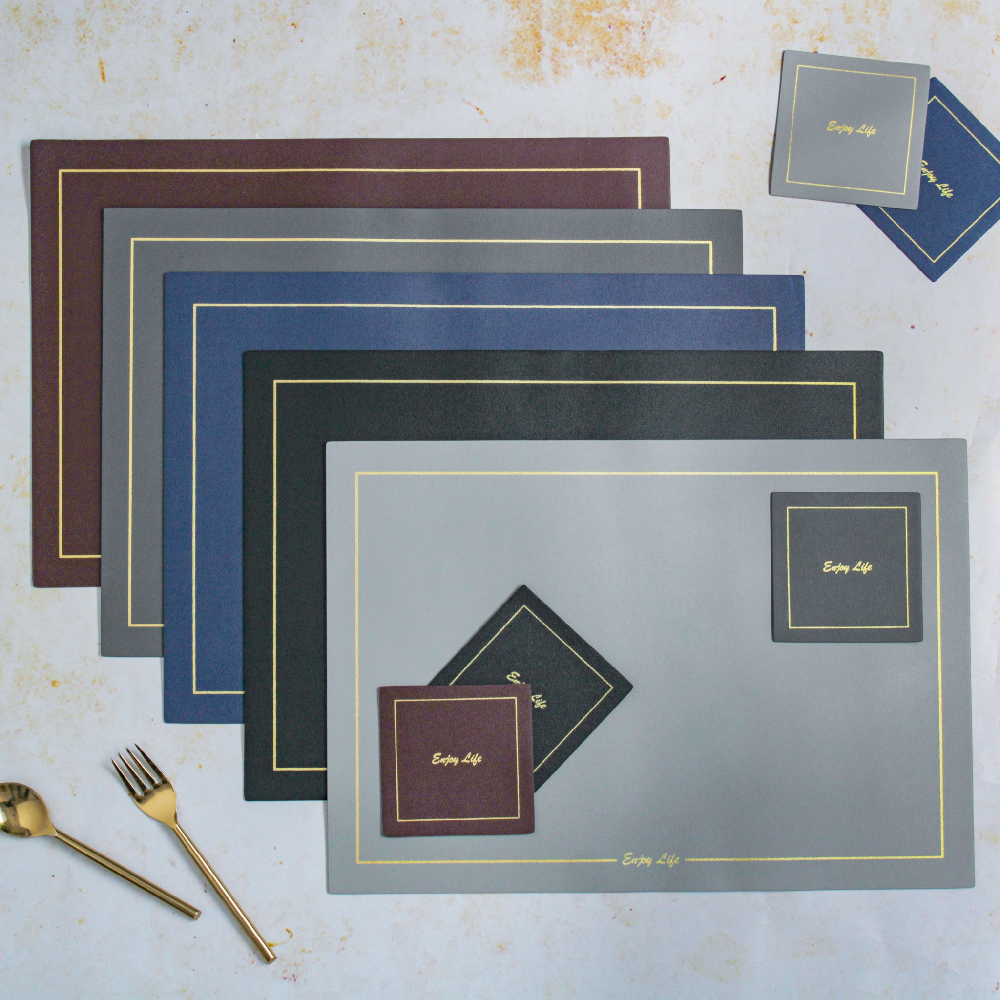 Coaster And Table Mat Set of 2 Online - Premium Table Mat | Nestasia