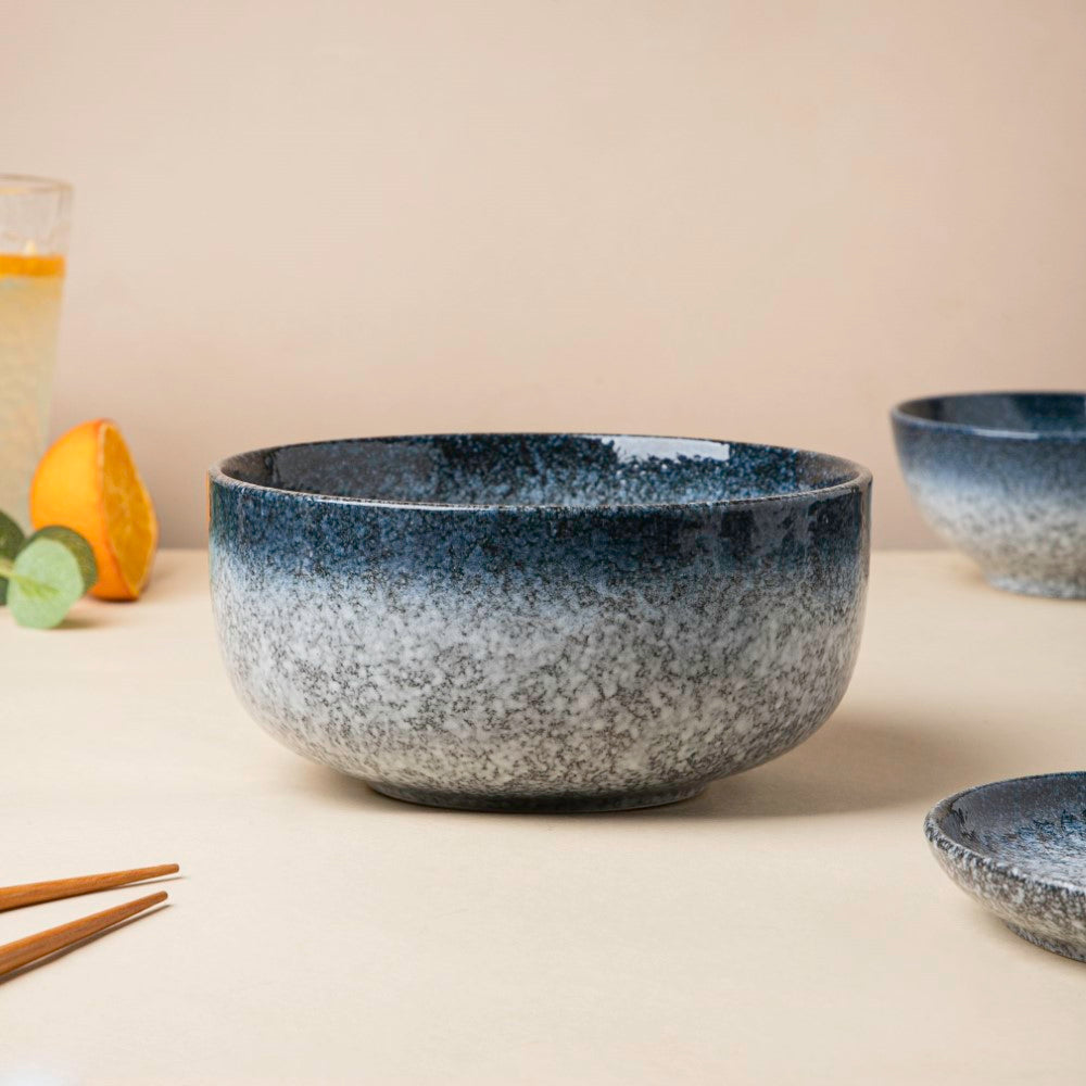 Pebble Glazed Curry Bowl Blue Grey 500 ml Online - Premium Serving Bowl ...