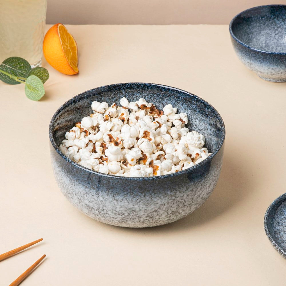 Pebble Glazed Curry Bowl Blue Grey 500 ml