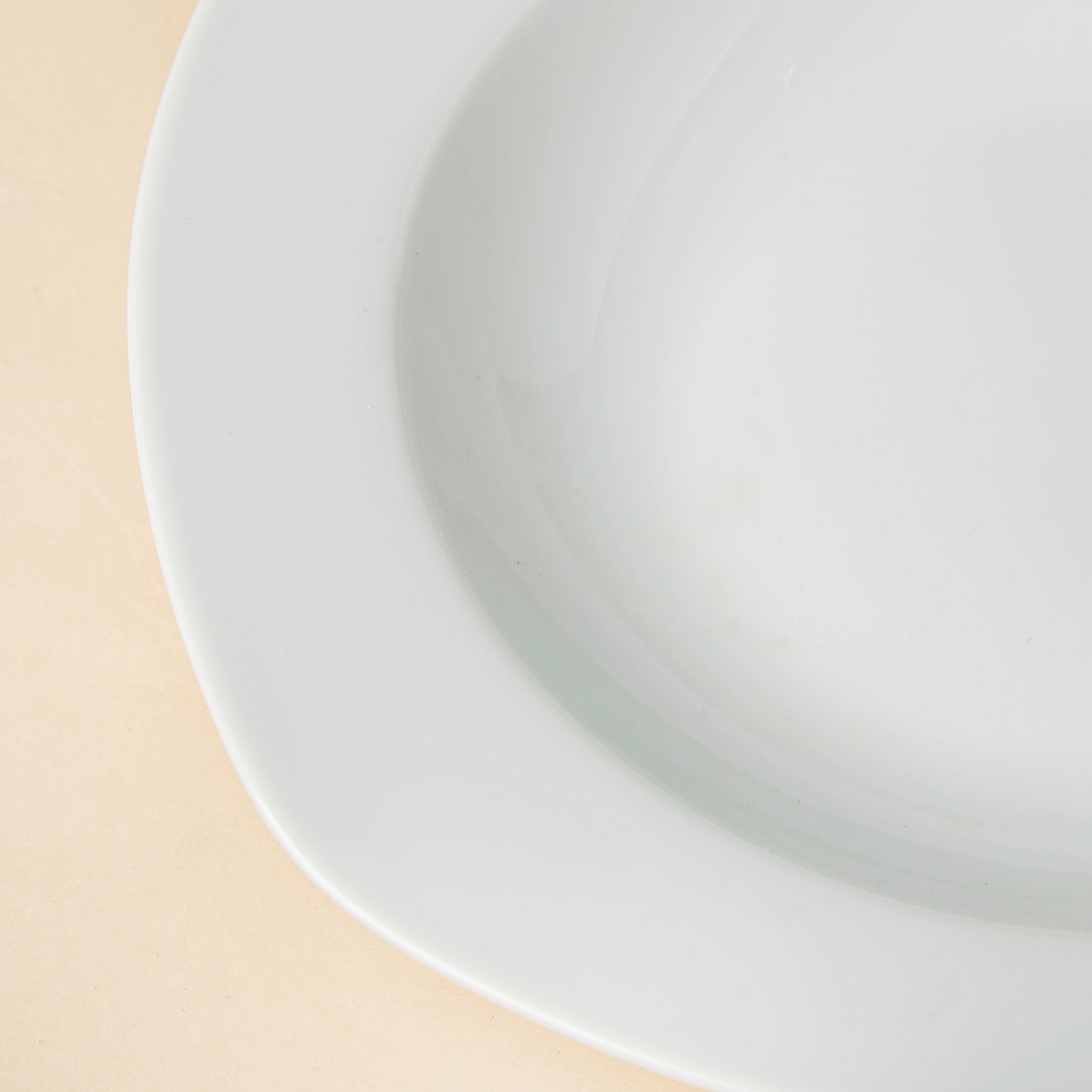 Ceramic Pasta Plate White 8.5 Inch