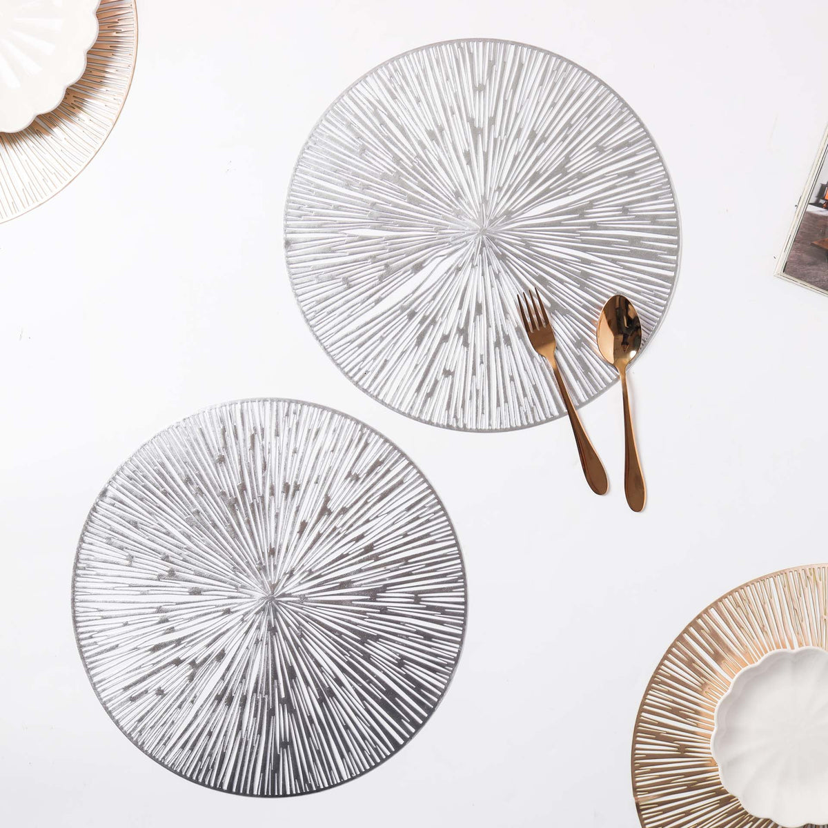 Table Mats - Buy Mesh Pattern Placemats Online At Best Price |Nestasia